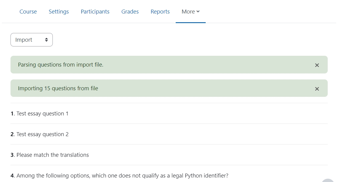 How to download and migrate the question bank from modules in AY22/23 to new module areas in ...